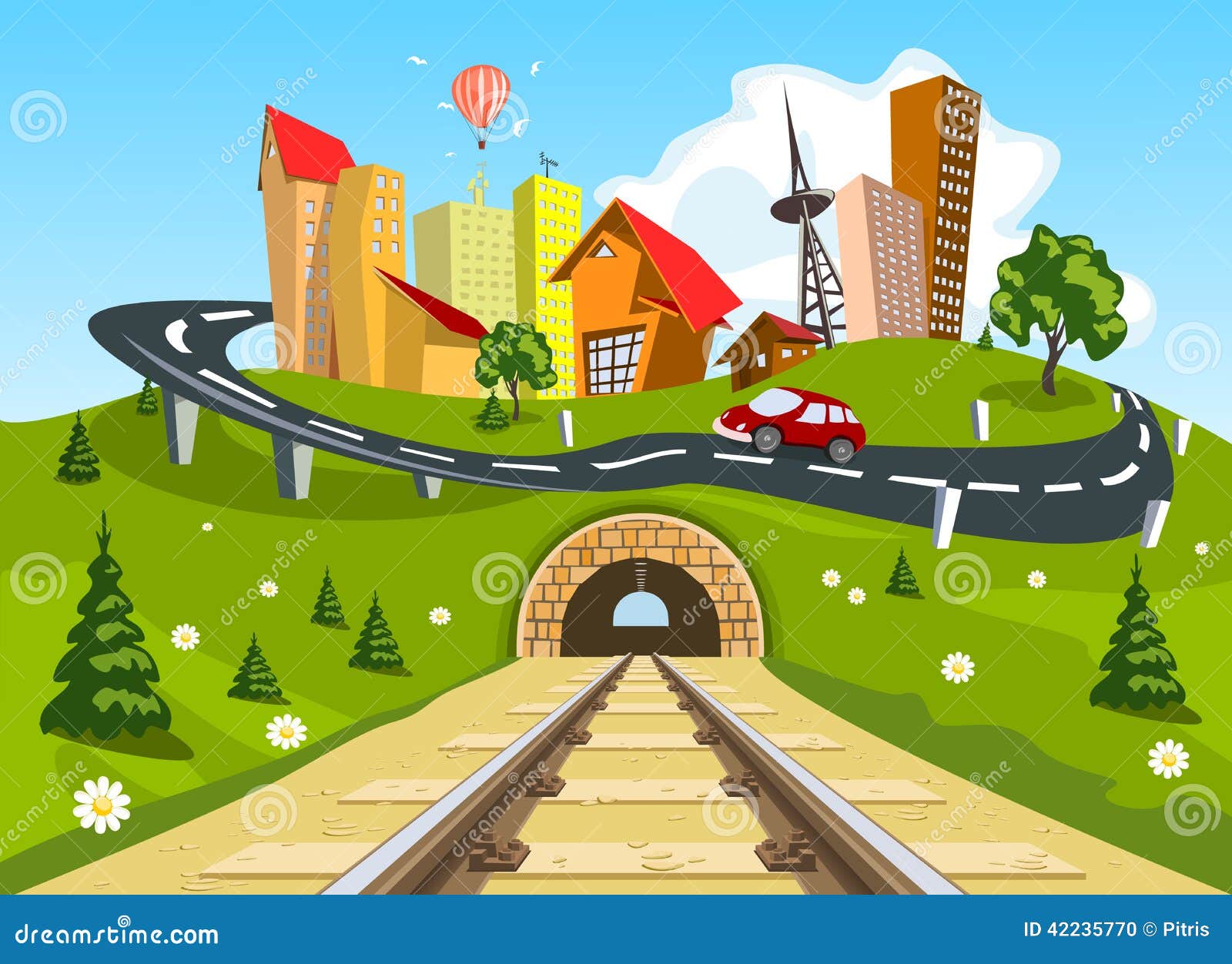 Railroad Tracks Infographic. Rail Tracking Option Chart, Step Flowchart ... Railroad Tracks Infographic. Rail Tracking Option Chart, Step Flowchart ...
