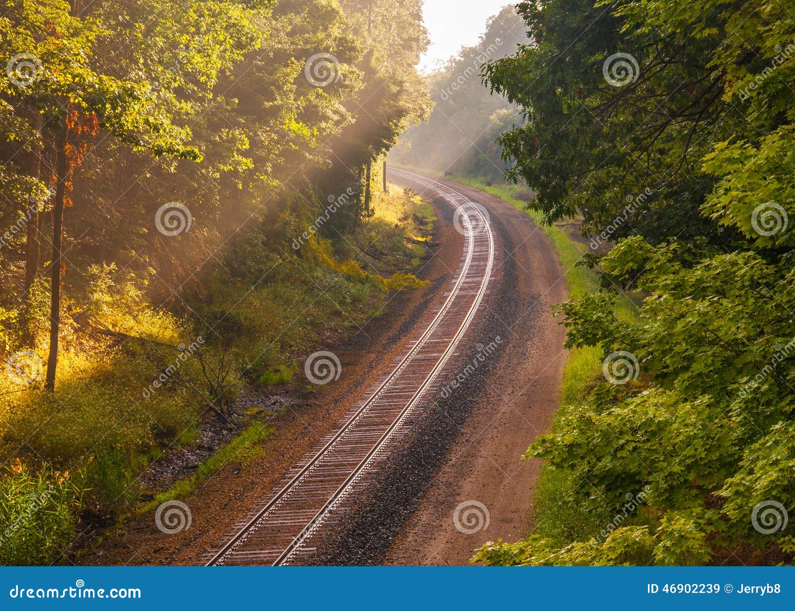 Railroad Tracks stock image. Image of switch, steel, train - 46902239