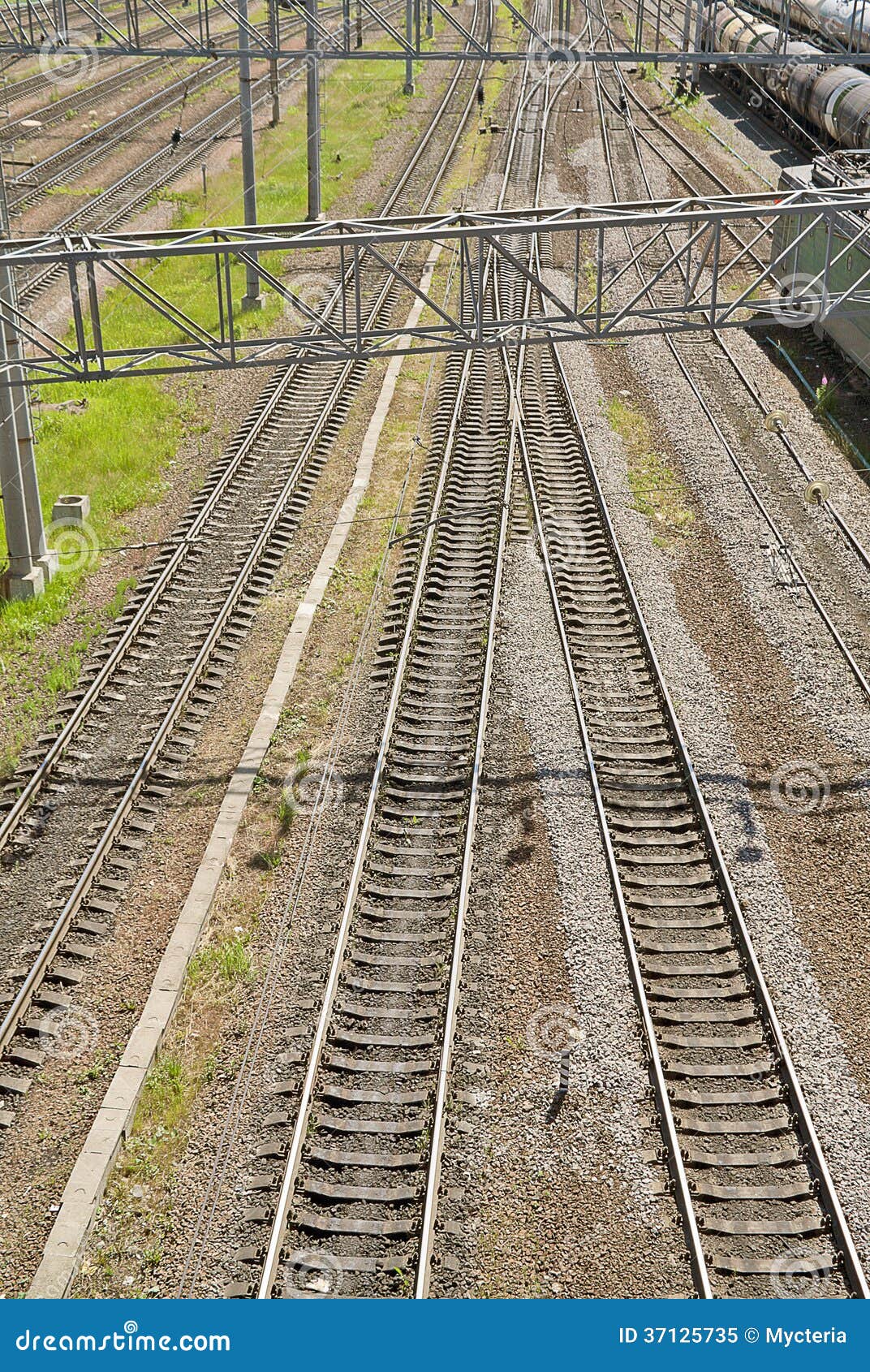 Railroad Tracks stock image. Image of danger, railtrack - 37125735