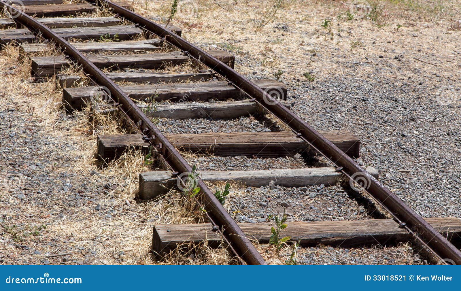 Railroad Tracks stock image. Image of railway, rusty - 33018521