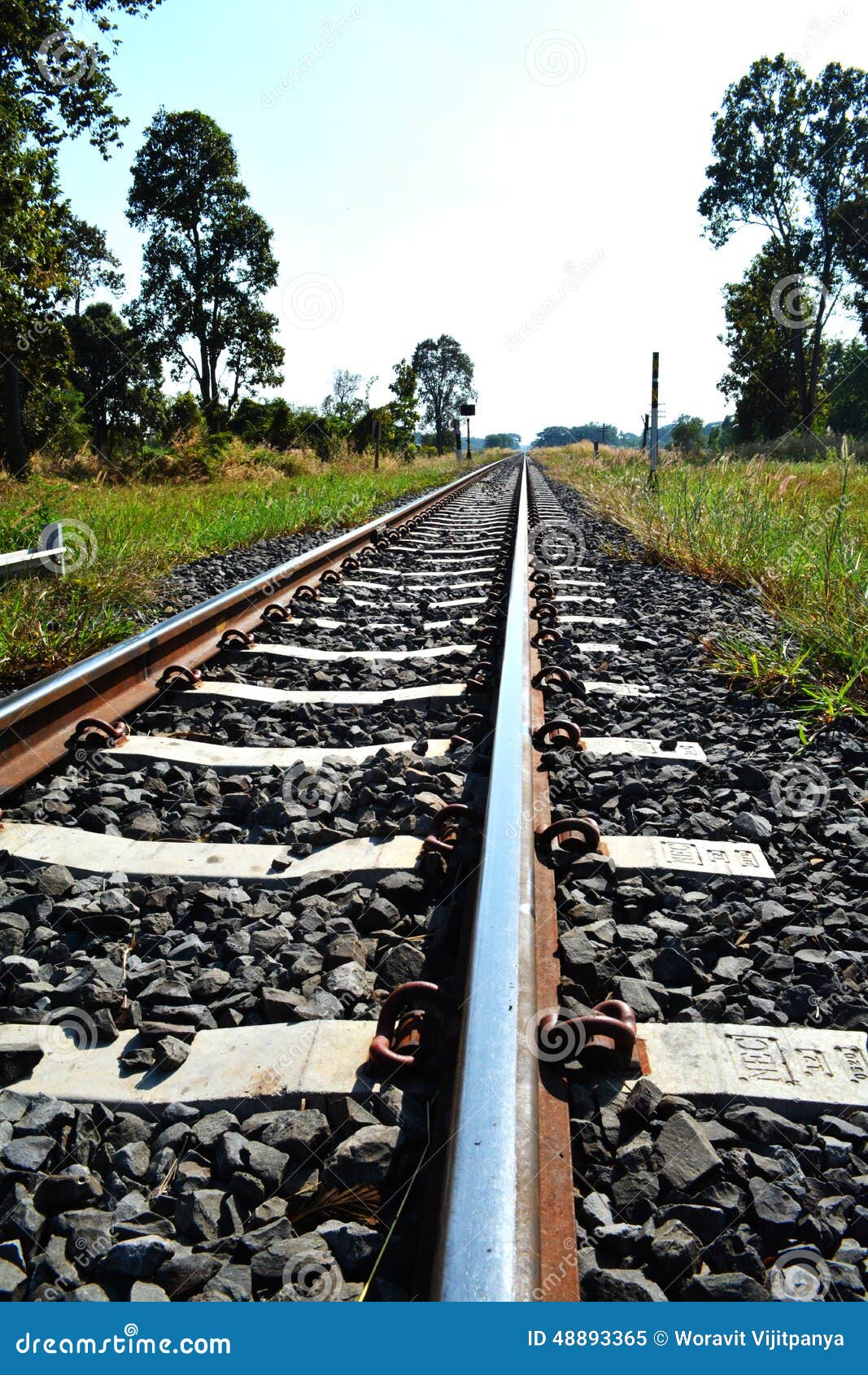 Railroad stock image. Image of rail, outdoors, scenic - 48893365