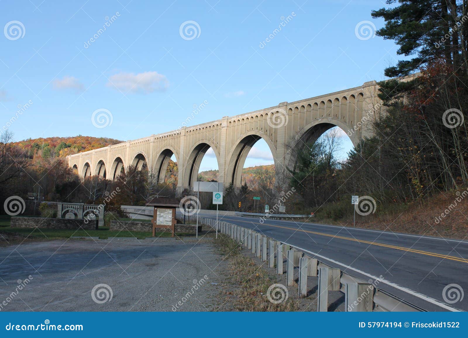 Railroad Viaduct stock photo. Image of creek, auto, viaduct - 57974194