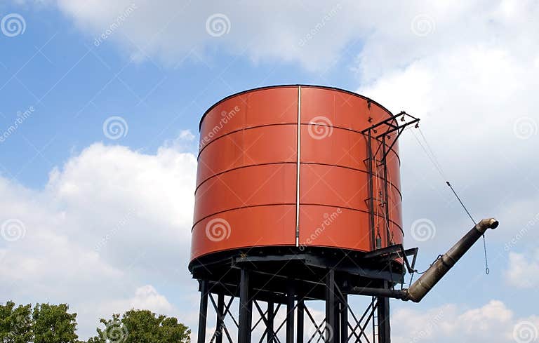 Railroad water tank stock photo. Image of fashioned, storage - 3537962