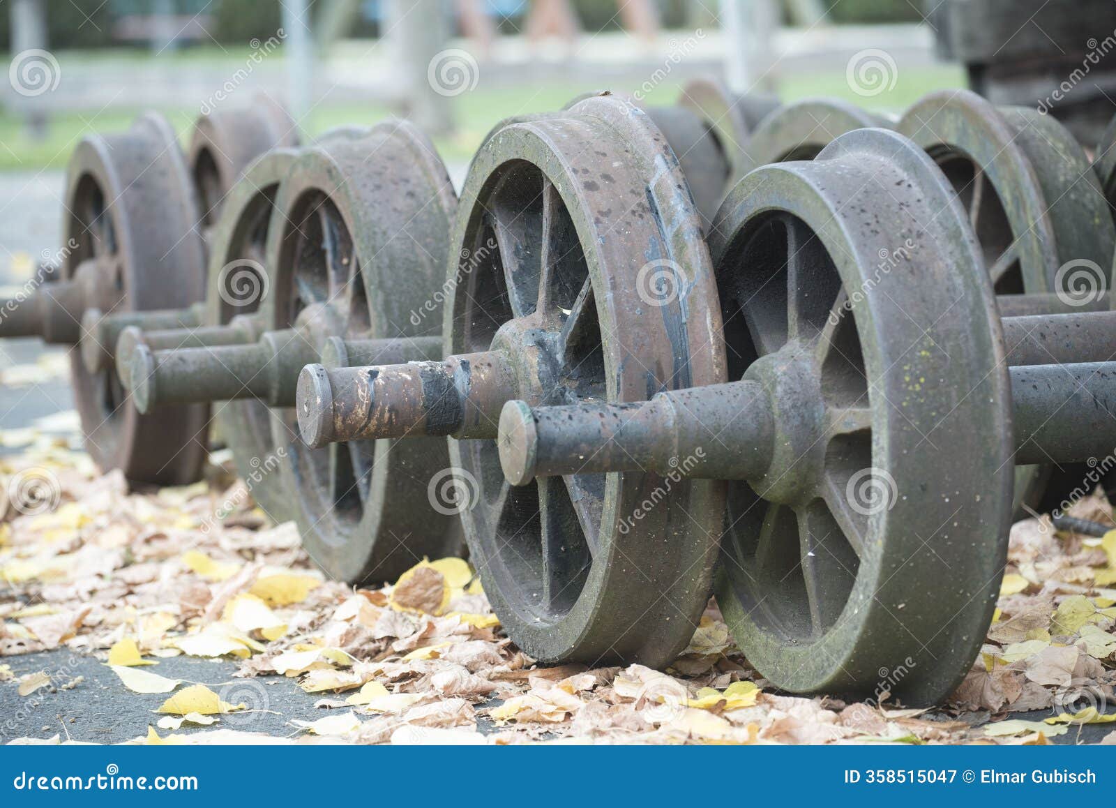 Railroad Wheel Of A Train Stock Photography | CartoonDealer.com #212398850