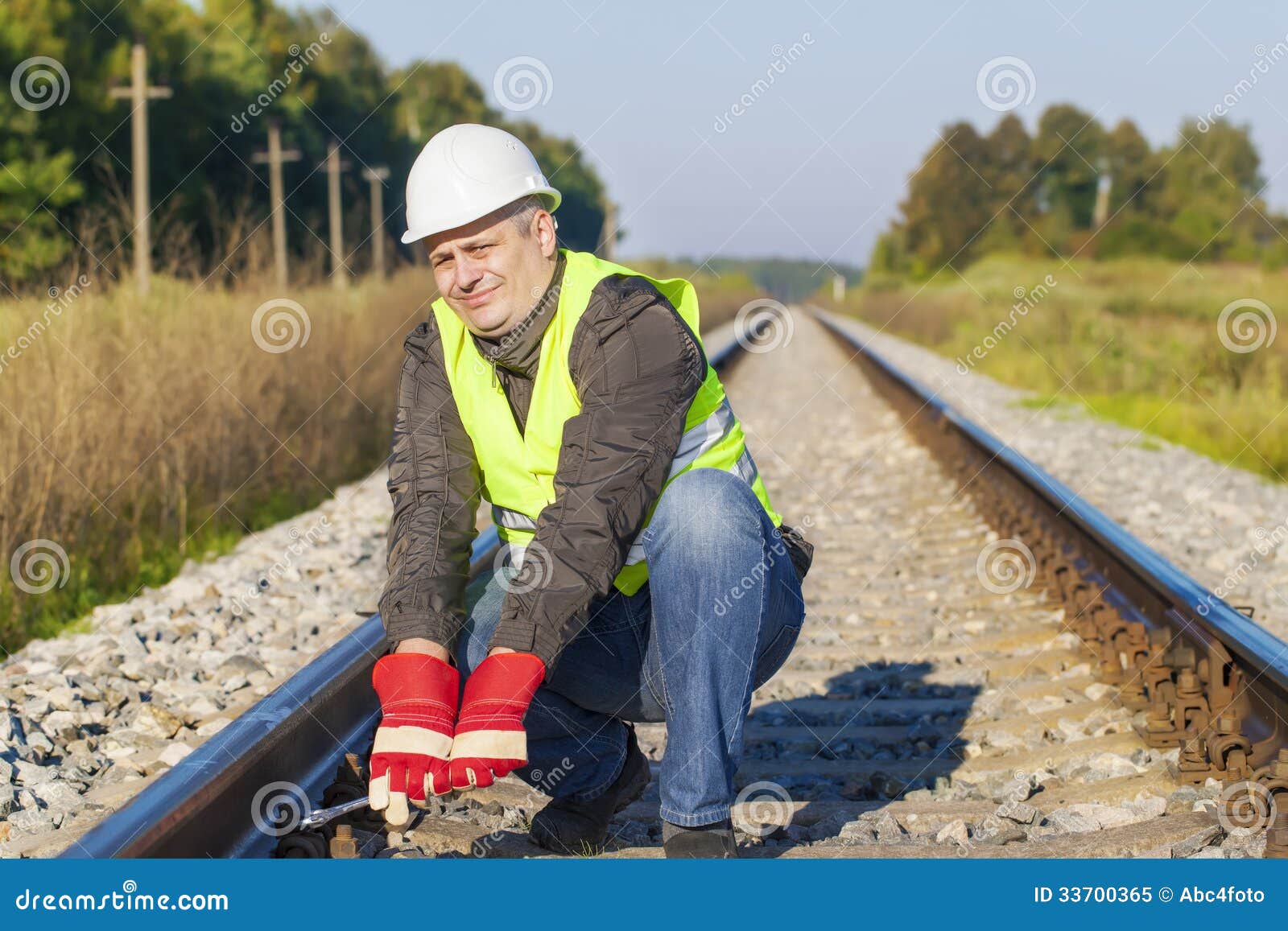 Railroad Worker Stock Image | CartoonDealer.com #29383201