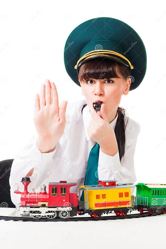 Railroad workers strike stock photo. Image of caucasian - 12634256
