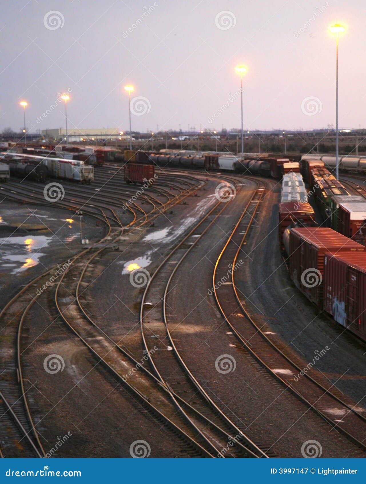 Railroad yard 04 stock image. Image of engine, yard, train - 3997147