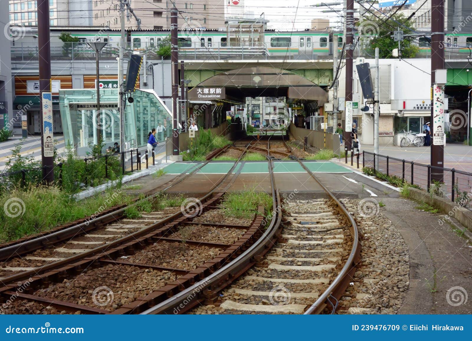 Railroads that Run on Tracks and Railroad Tracks Editorial Stock Image ...