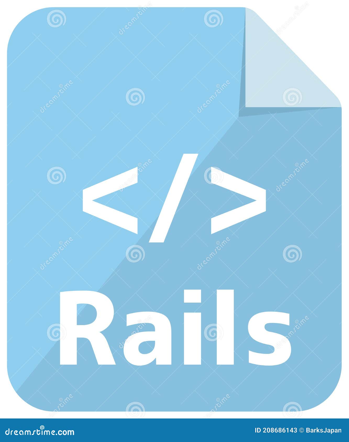 Rails Icon | Major Programming Language Vector Icon Illustration Color ... Rails Icon | Major Programming Language Vector Icon Illustration Color ...