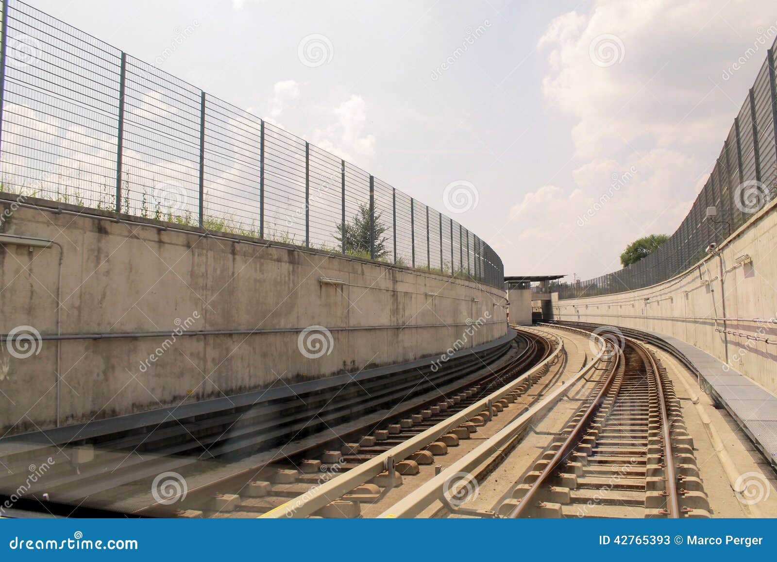 Rails stock image. Image of retro, perspective, deep - 42765393