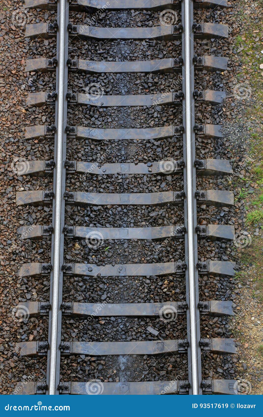 Rails and Trains on the Railway Stock Image - Image of path, road: 93517619