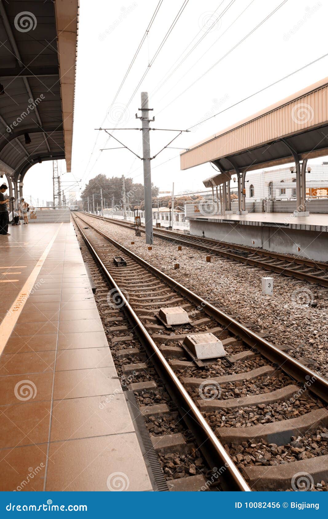 Railway stock photo. Image of stripe, journey, lonely - 10082456