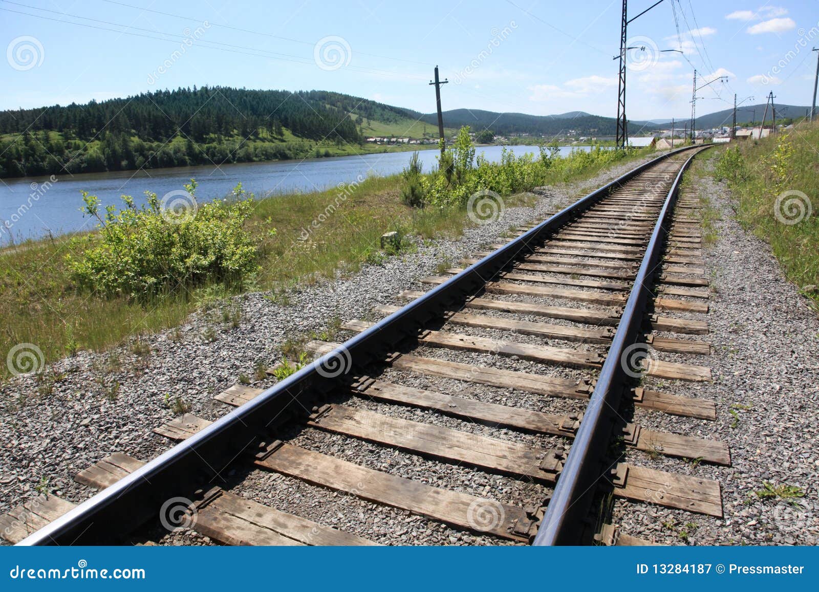 Railway stock image. Image of environment, outdoors, panorama - 13284187