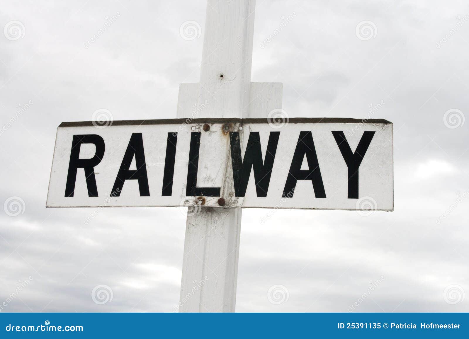 Railway stock image. Image of weathered, grey, text, sign - 25391135