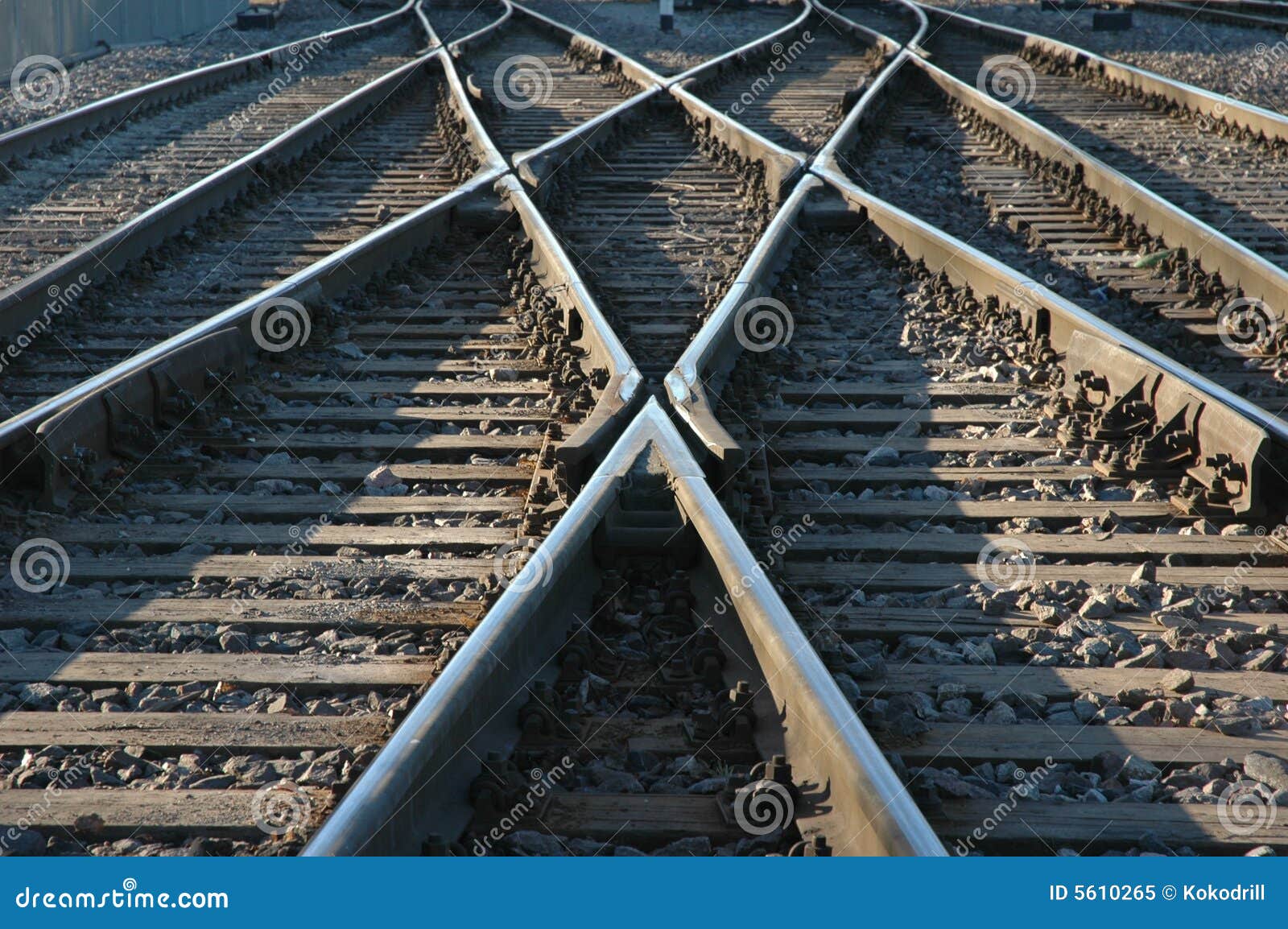 Railway stock image. Image of iron, station, spore, railway - 5610265