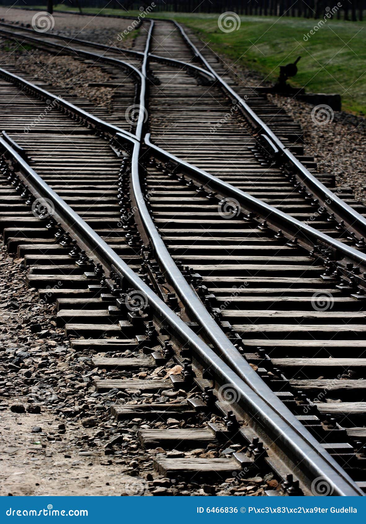 Railway stock photo. Image of direction, right, closeup - 6466836