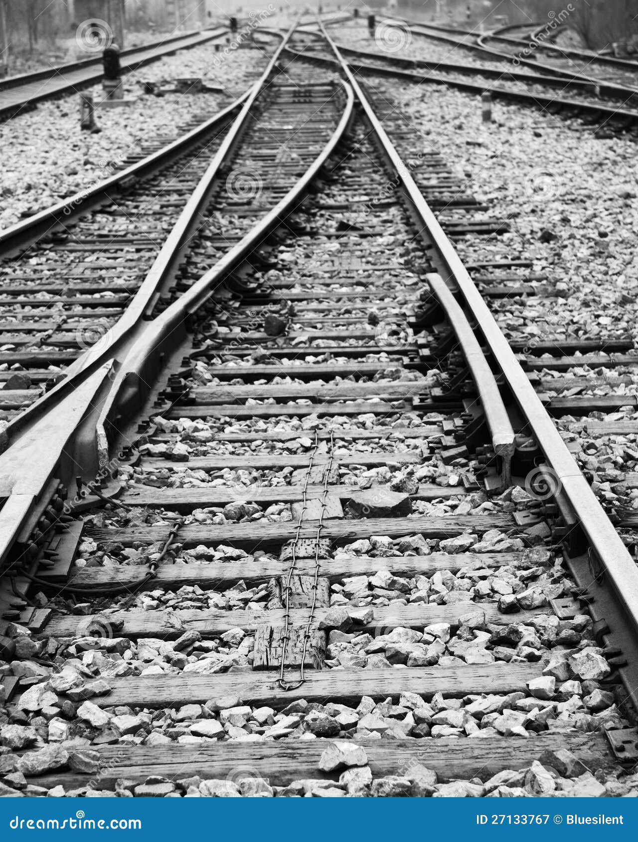 Railway in Black stock image. Image of direction, complexity - 27133767