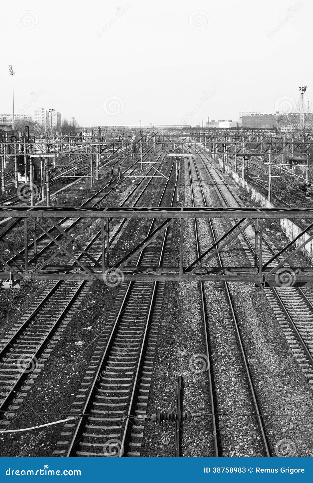 Railway stock image. Image of electric, railway, industry - 38758983
