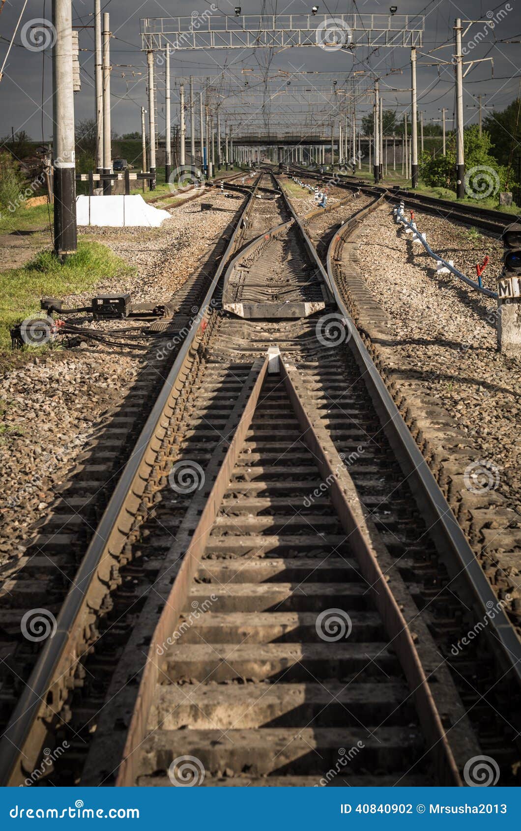 Railway stock photo. Image of rails, journey, railway - 40840902