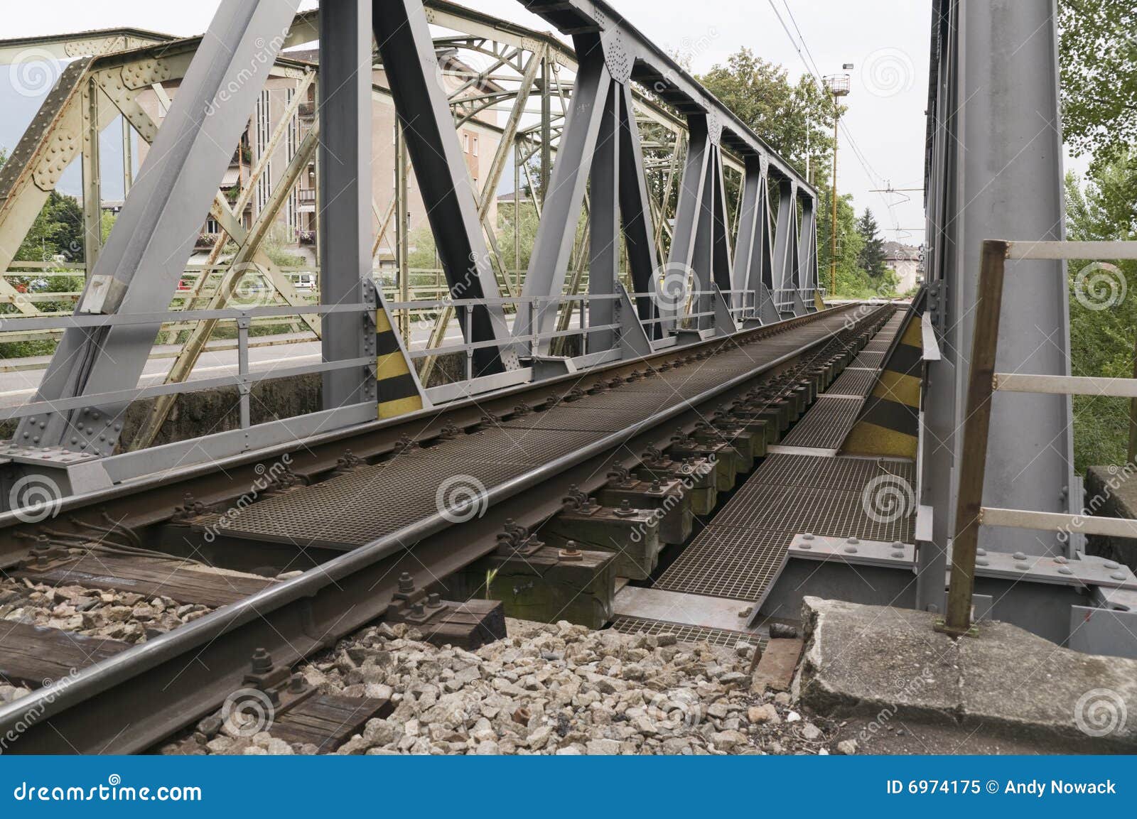 Railway bridge stock image. Image of bridge, ballast, line - 6974175