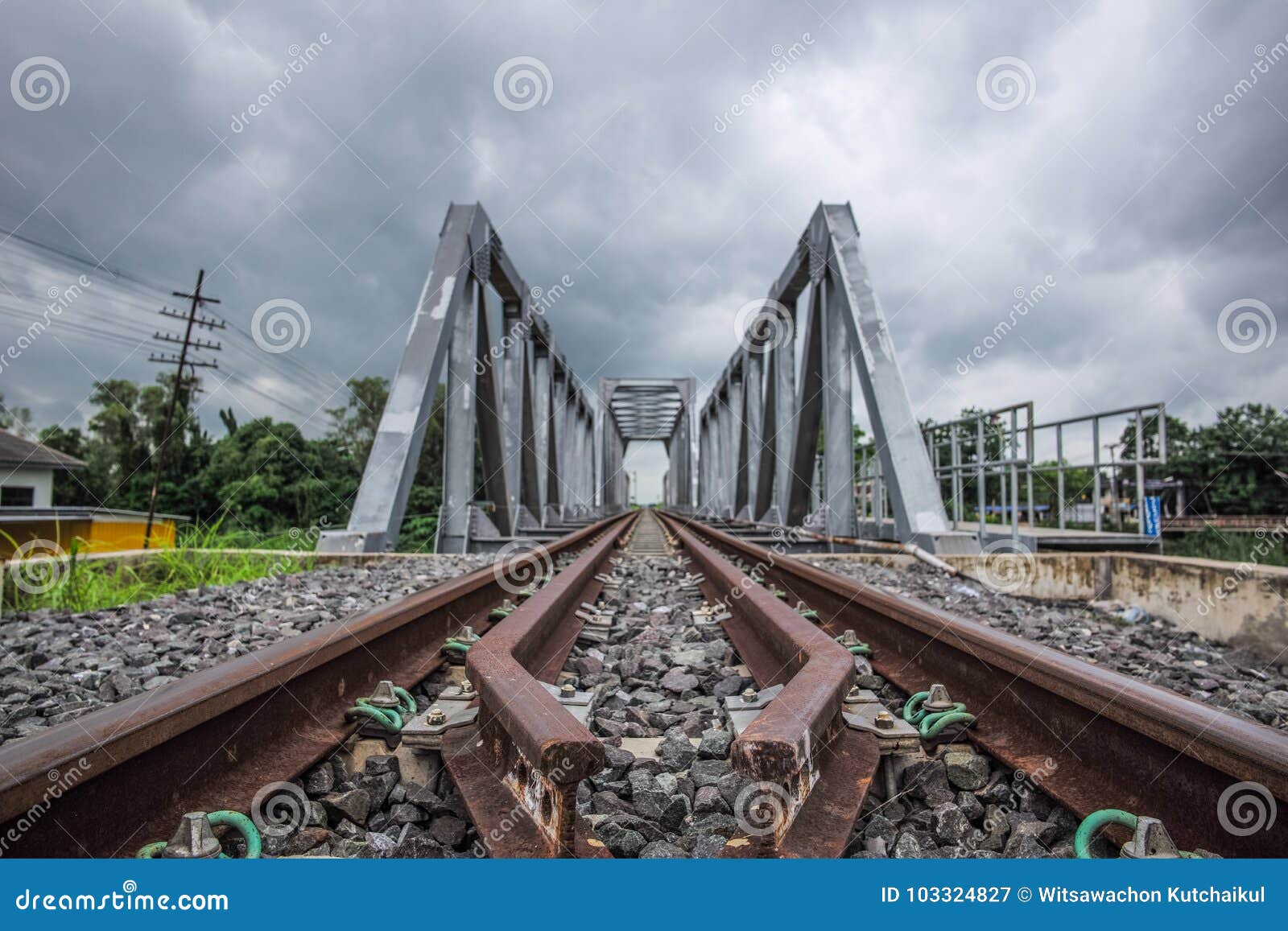 Railway and Bridge Crossings Stock Image - Image of railways, outdoor ...