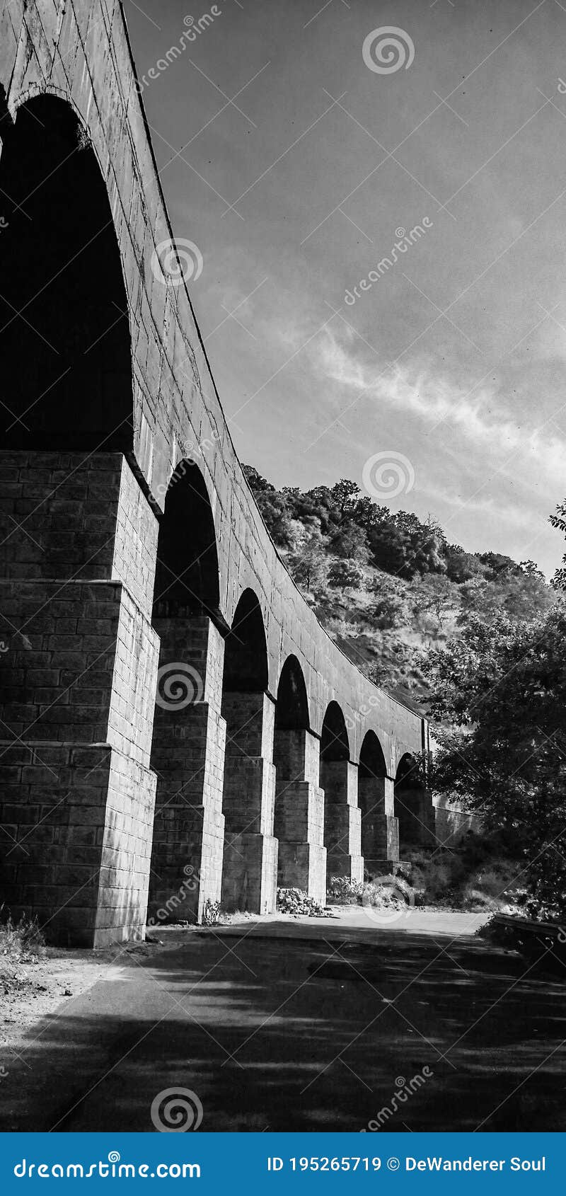 Arch Bridges from Low Angle Stock Image - Image of ruins, bridges ...