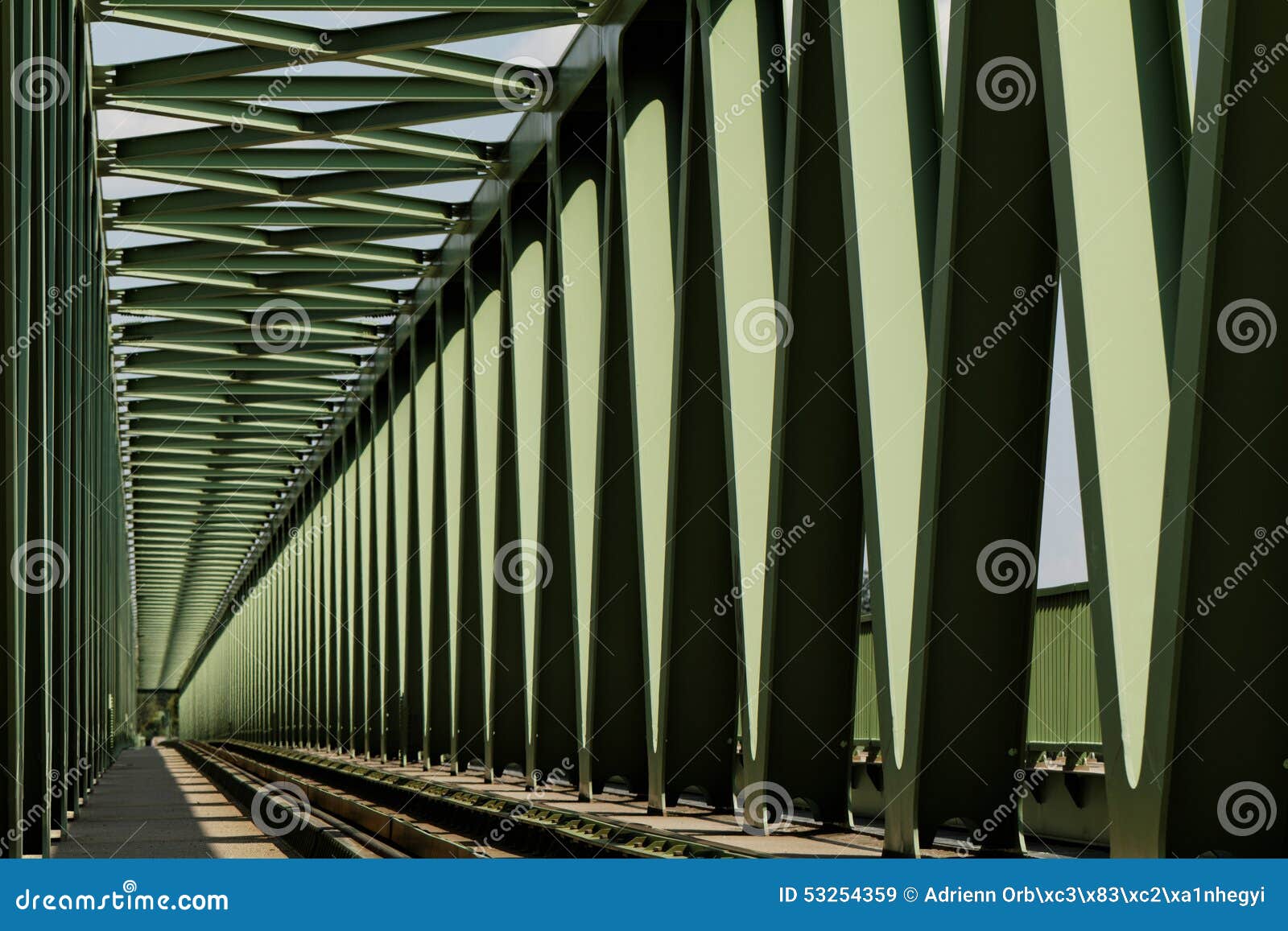 Railway bridge stock image. Image of bridge, metal, rock - 53254359