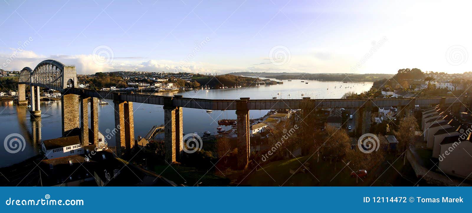 Railway Bridge, Plymouth,Devon, UK Stock Photo - Image of bridge ...