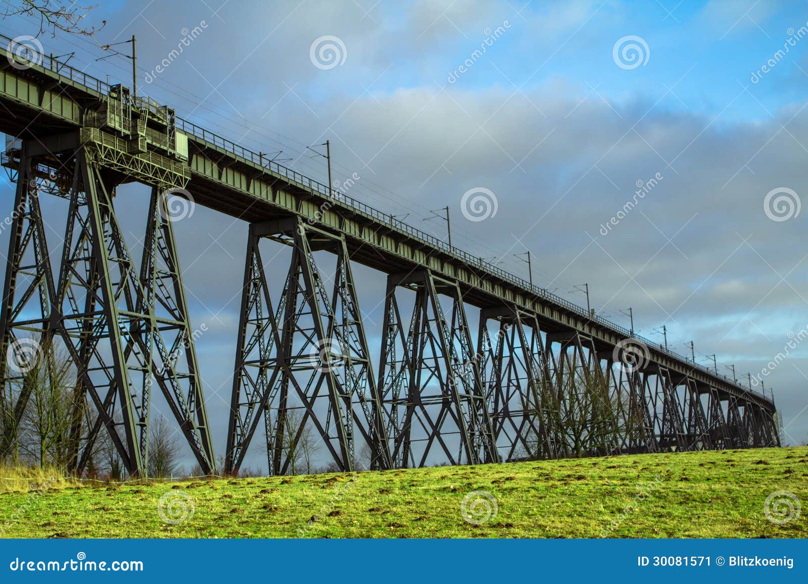 Rendsburg stock image. Image of cityscape, evening, lighted - 30081571
