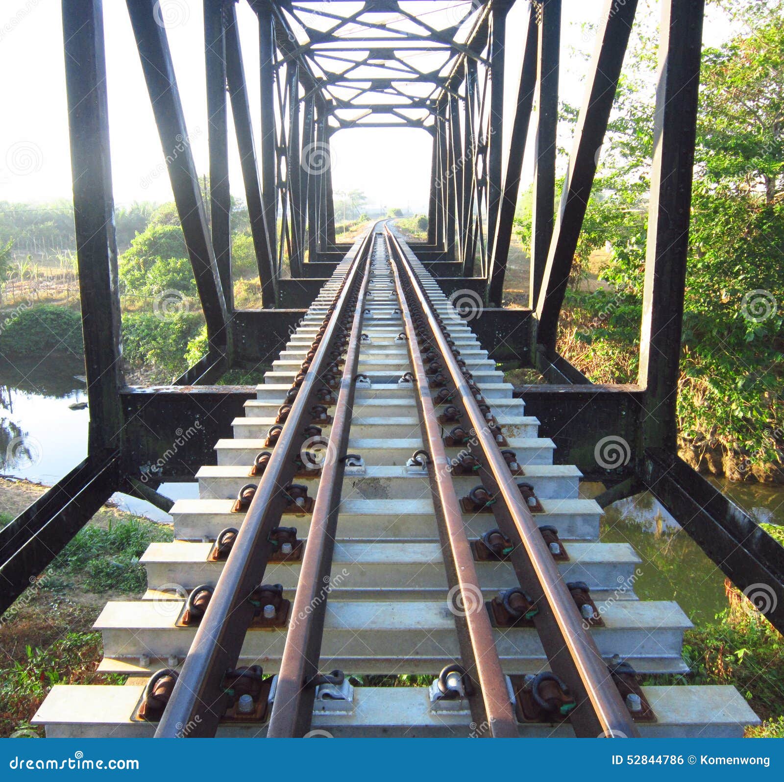 The railway brigde stock photo. Image of guide, thailand - 52844786