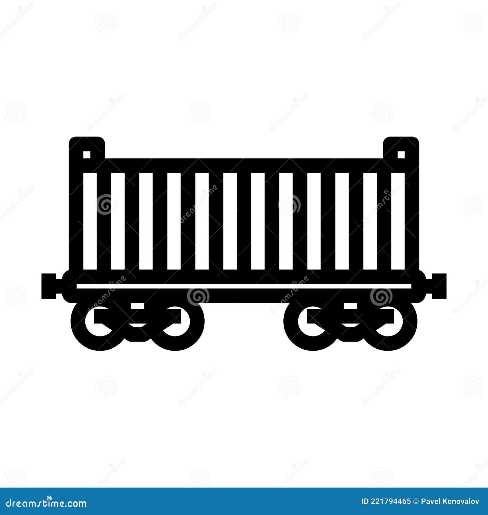 Container Icon Vector From Mass Producction Collection. Thin Line ...
