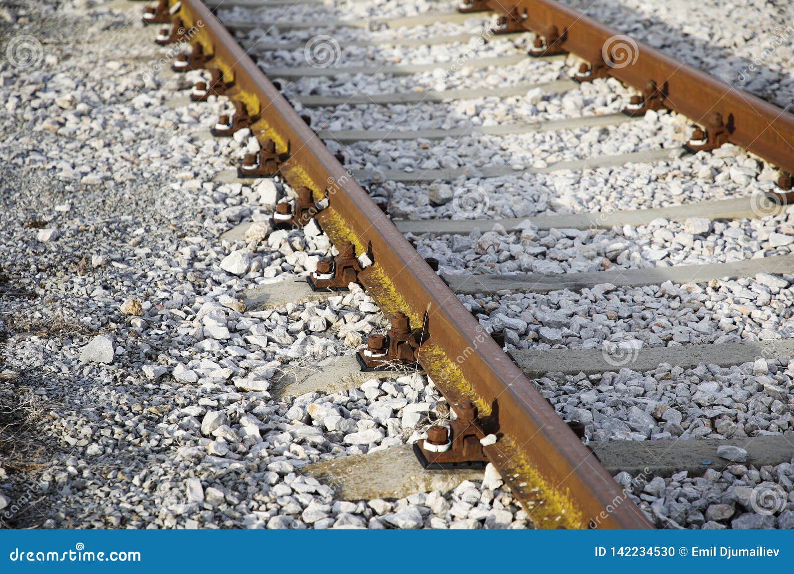 Railway close up stock photo. Image of country, electric - 142234530