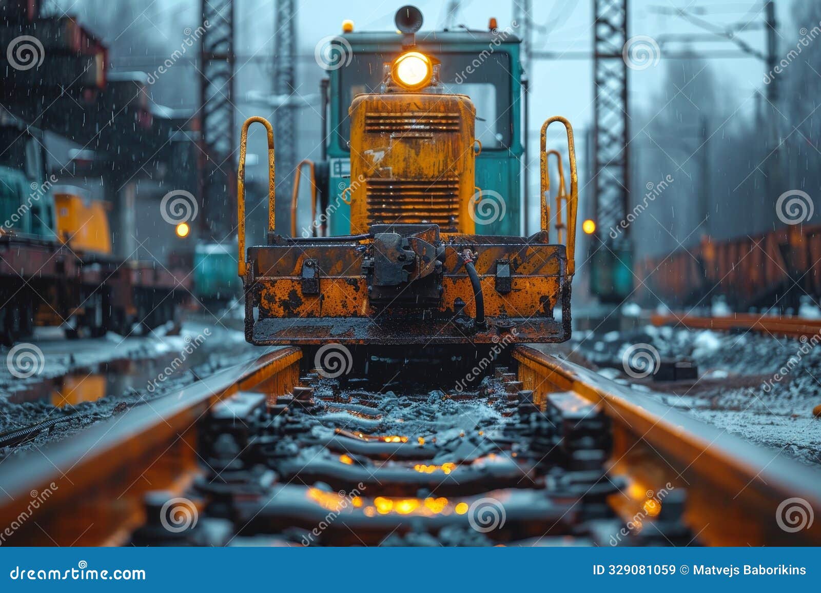 Railway Construction Tools Gantry Trolley, Rail Crab, Moving Trolley ...