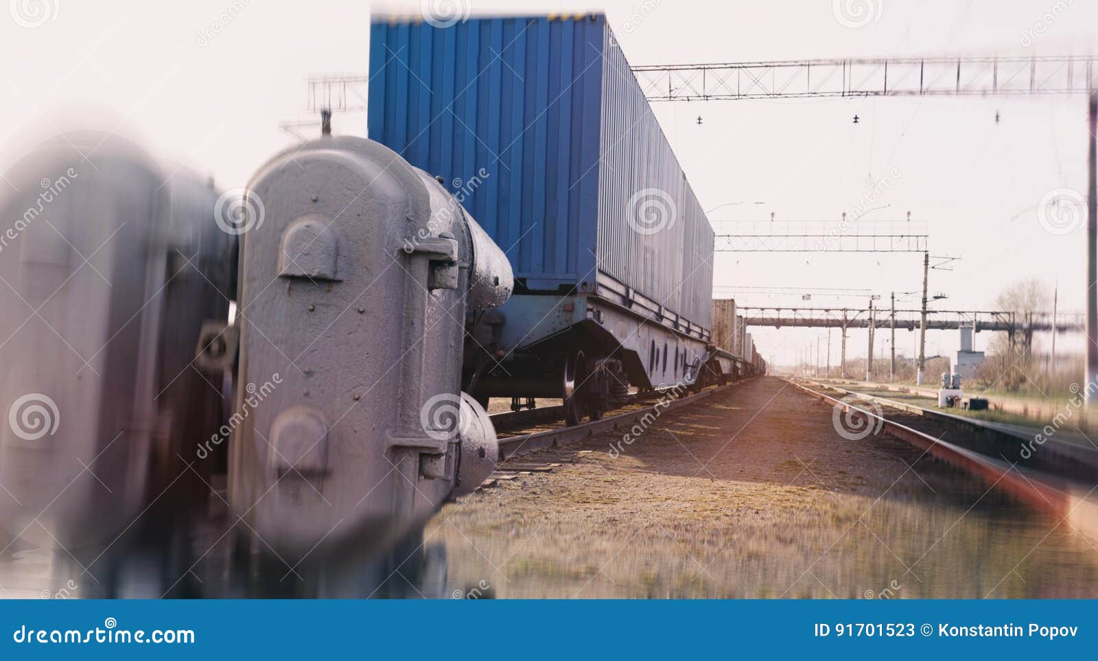Railway container stock image. Image of station, container - 91701523