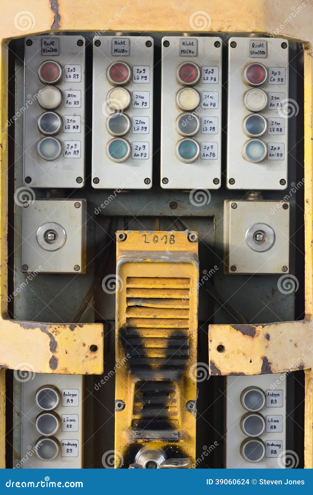 Railway Control Panel stock photo. Image of industrial - 39060624