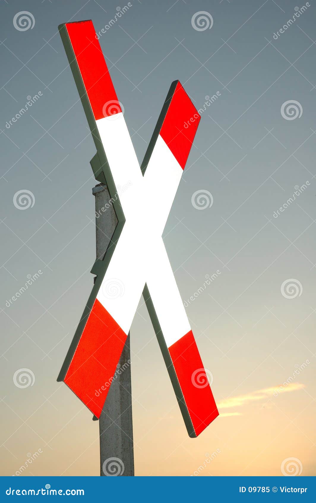 Railway cross 2 stock image. Image of railway, forward, white - 9785