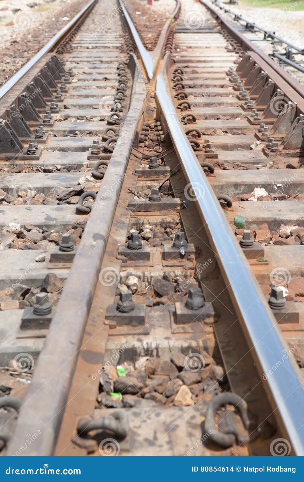 Changing Railway Tracks Royalty-Free Stock Image | CartoonDealer.com ...