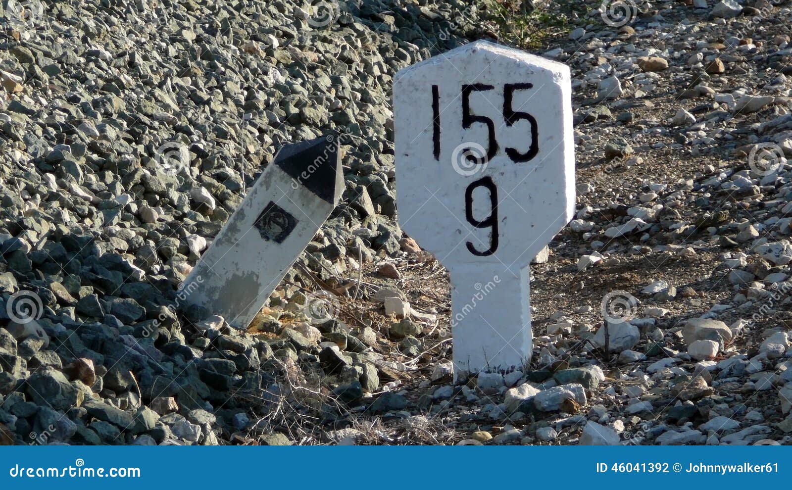 Railway Distance markers stock photo. Image of rural - 46041392