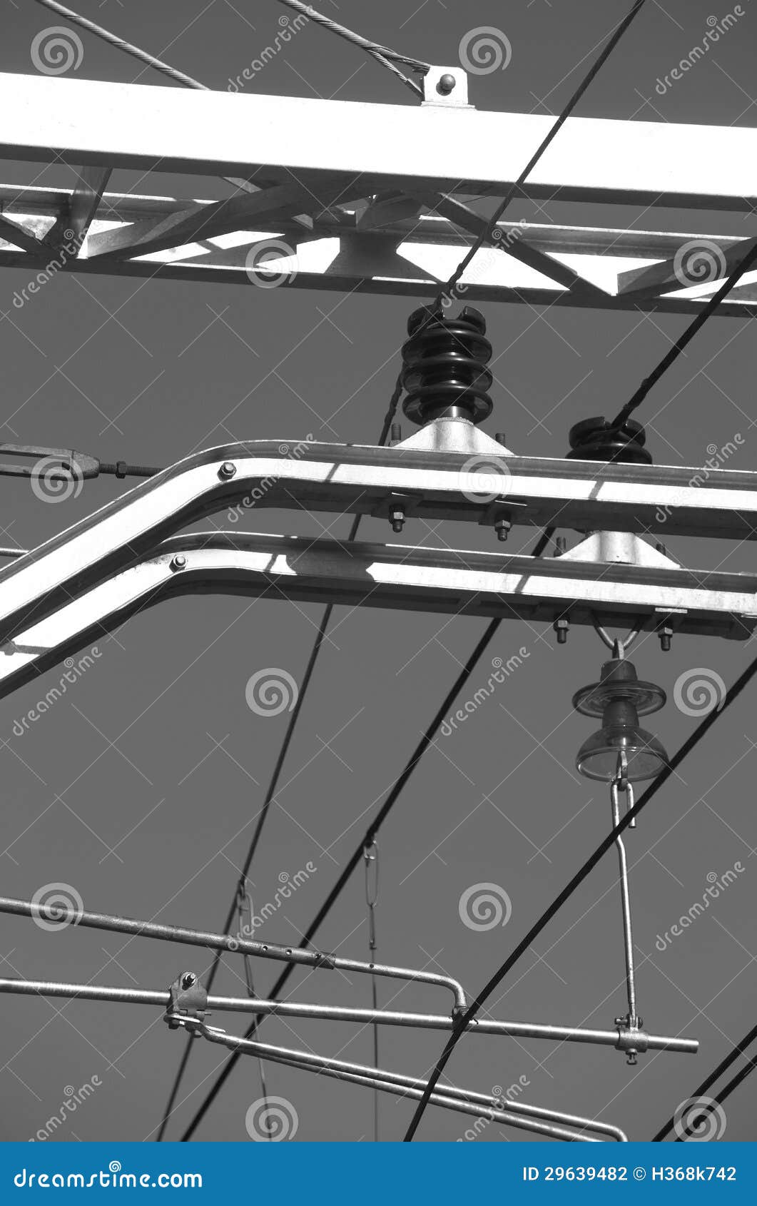 Railway electric system stock photo. Image of locomotive - 29639482