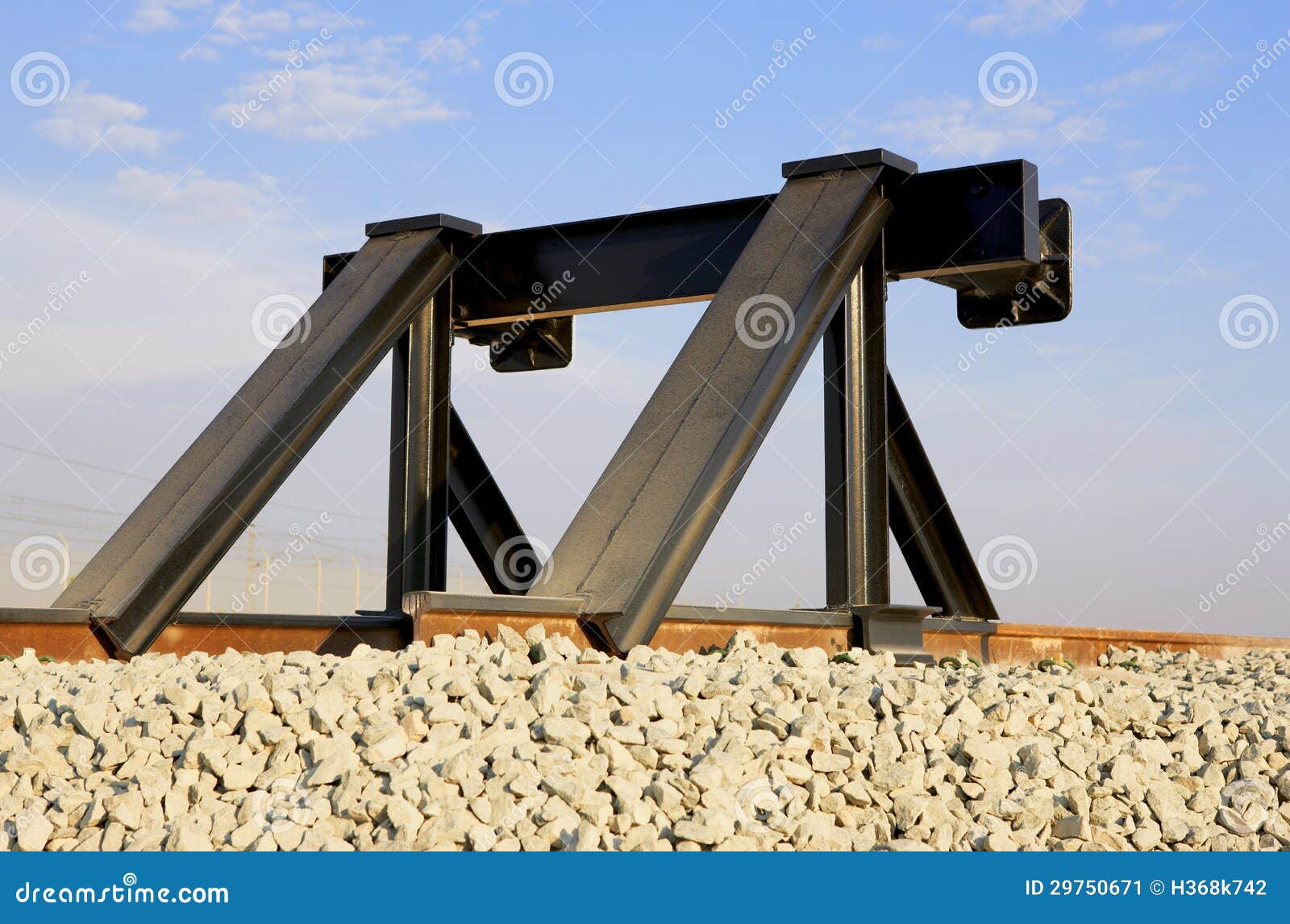 Railway end line stock image. Image of publictransport - 29750671