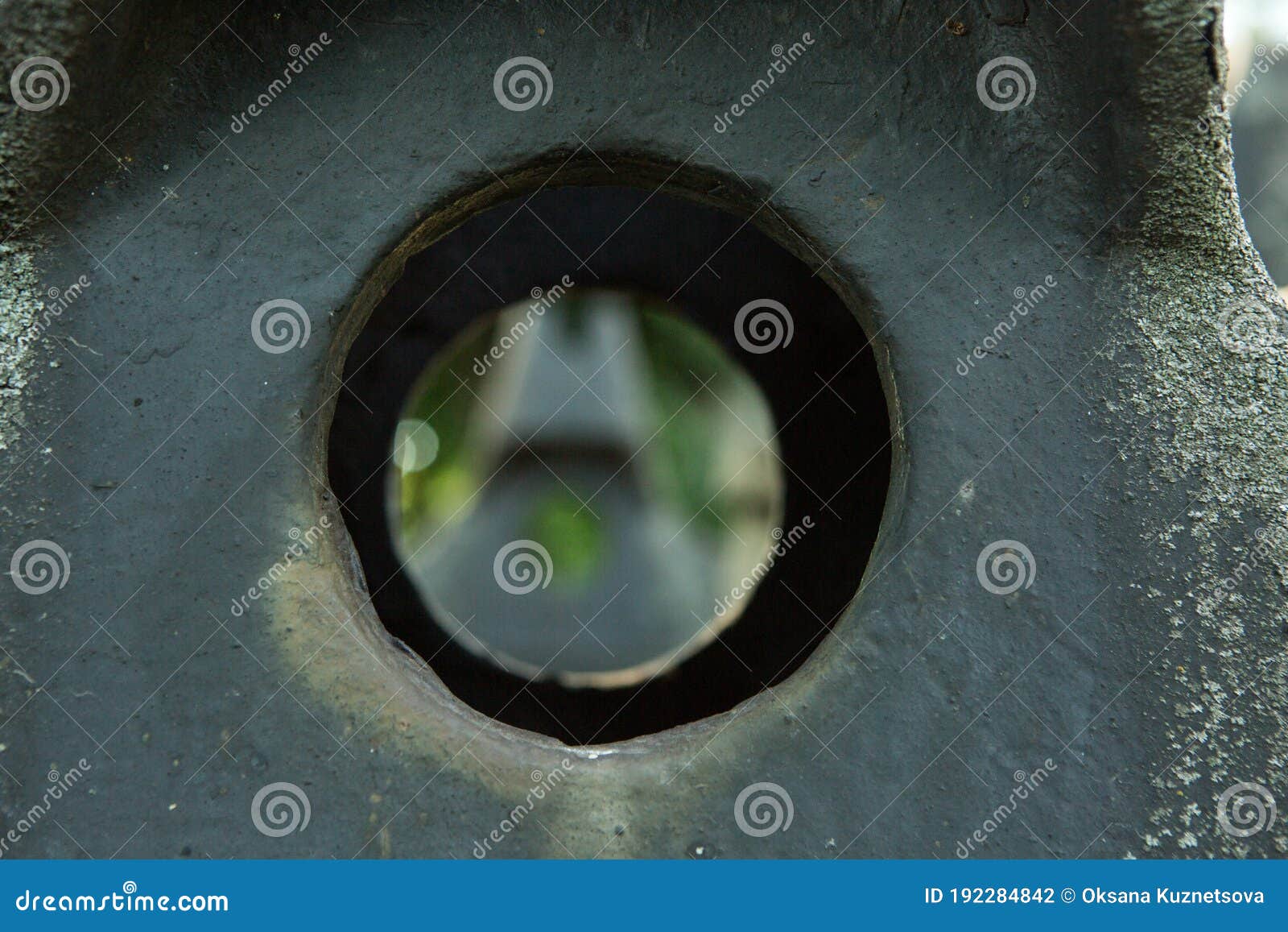 Railway Equipment. Hole for Attaching Large Parts Stock Photo - Image ...
