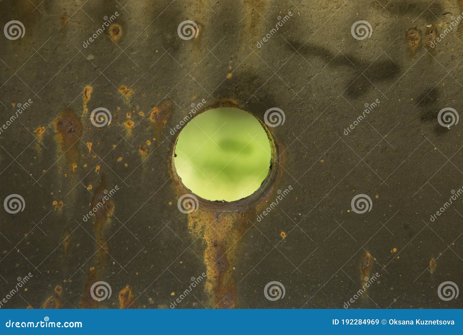 Railway Equipment. a Hole in a Railroad Rail Stock Image - Image of ...