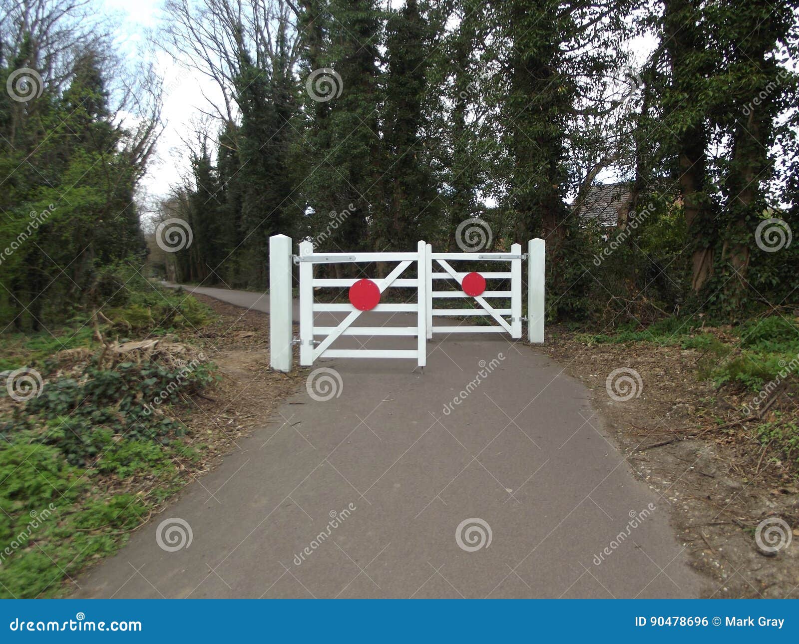 Railway Gates stock photo. Image of railway, gates, wooden - 90478696