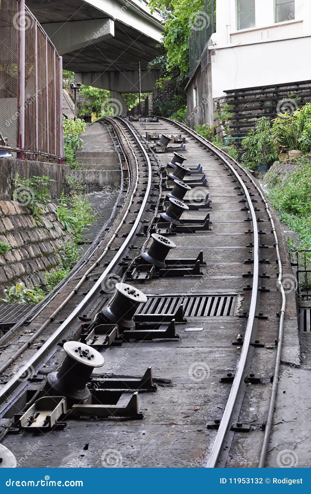 Railway Hill Ramp stock photo. Image of bend, metal, steel - 11953132