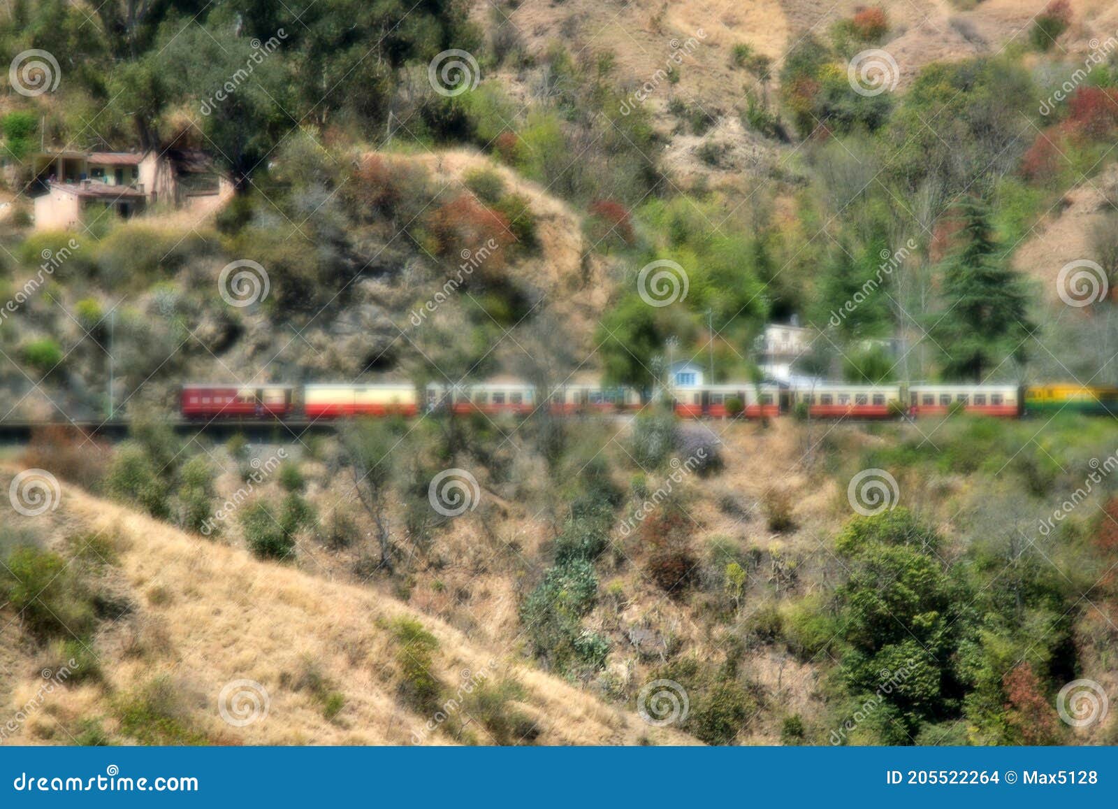 Railway in the Himalayas stock photo. Image of path - 205522264