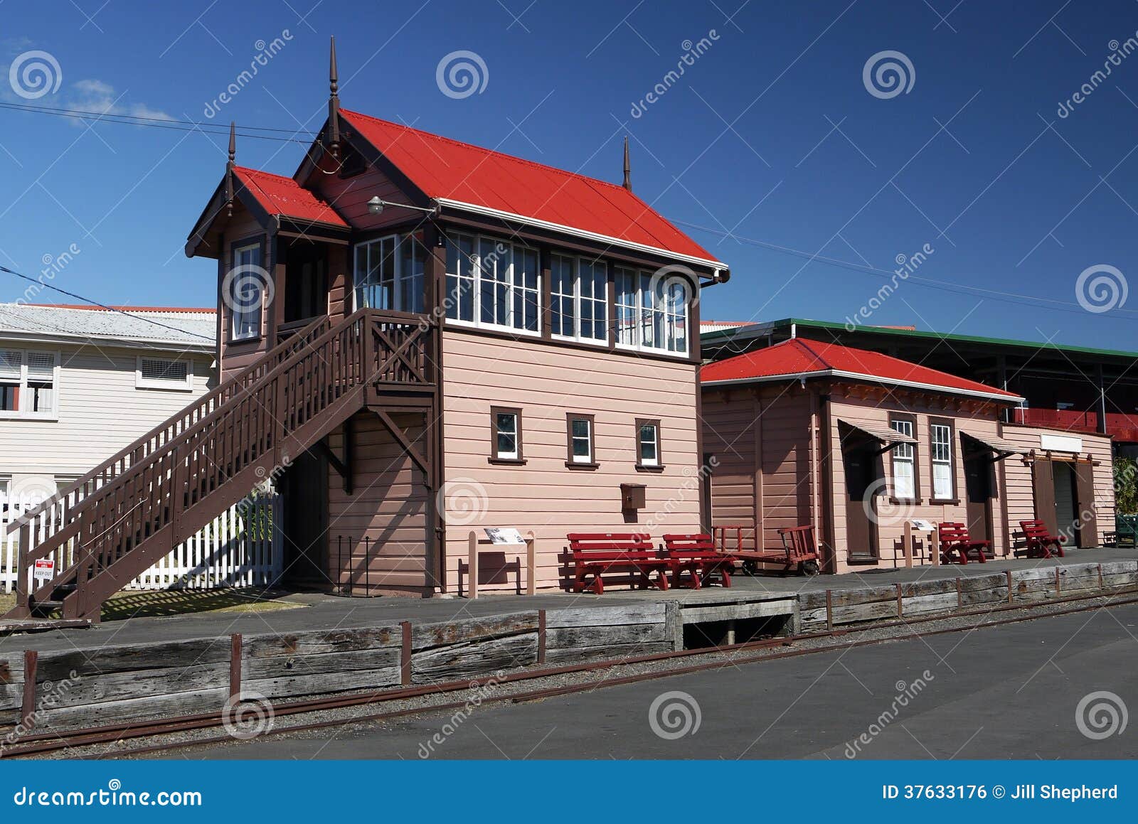 Railway: Historic Train Station Platform Stock Photo - Image of tourist ...