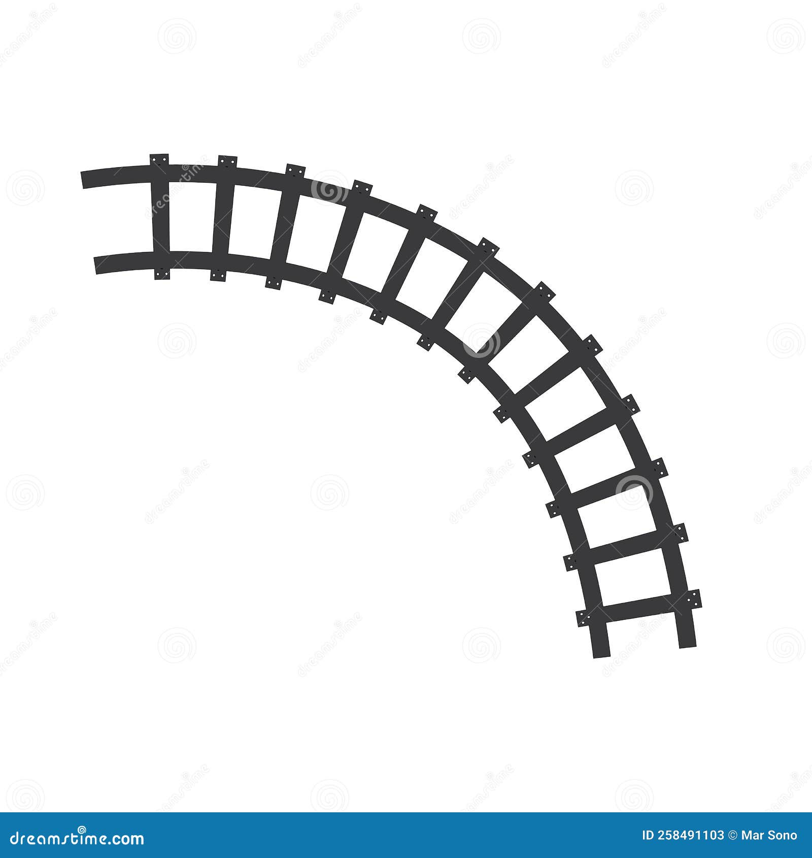 Railway Vector Illustration Eps Stock Vector - Illustration of line ...