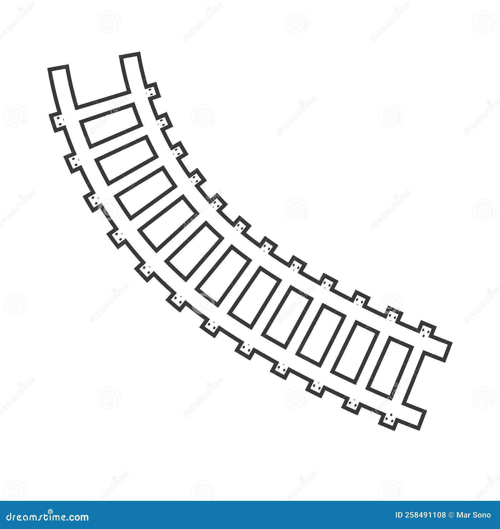 Railway Vector Illustration Eps Stock Vector - Illustration of traffic ...