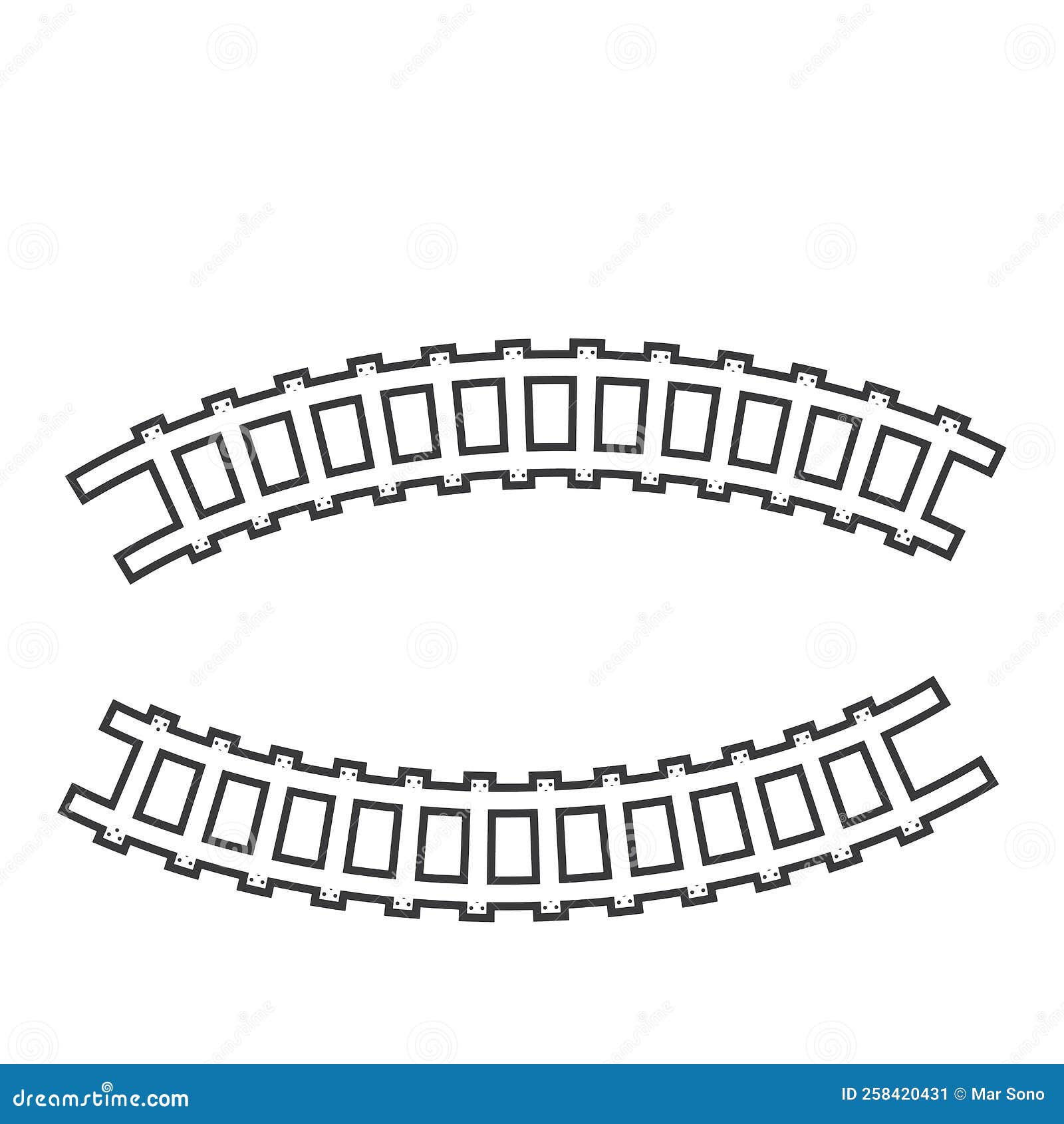 Railway Vector Illustration Eps Stock Vector - Illustration of abstract ...