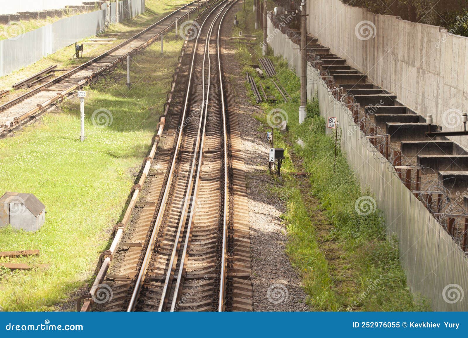 Railway and Industrial Area of City Stock Image - Image of city, area ...